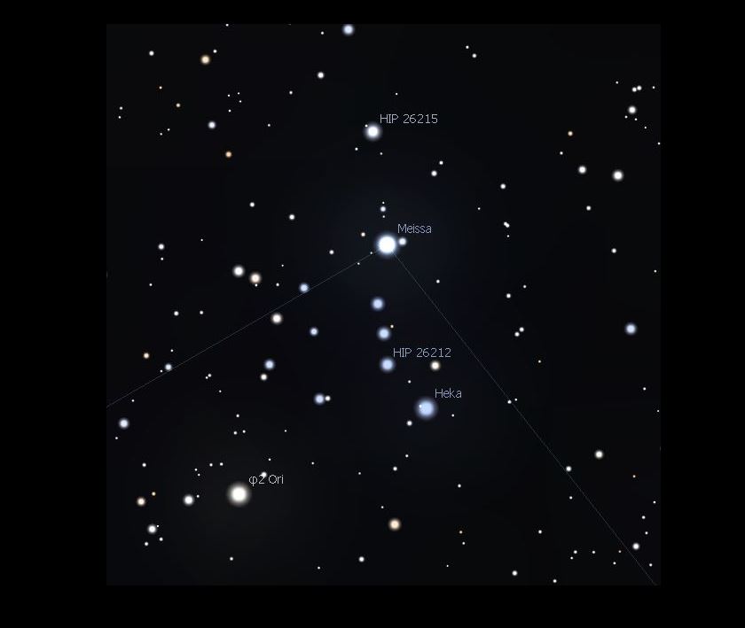 Meissa: La estrella que marcha orgullosa en Orión – CURIOSIDADES ...