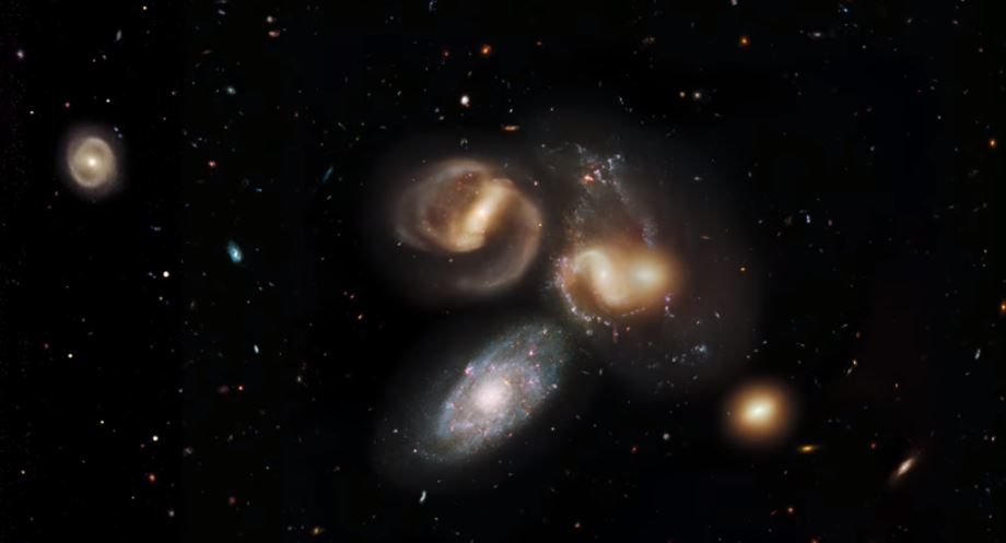 Viajando al espectacular Quinteto de Stephan en 3d – UNIVERSO Blog