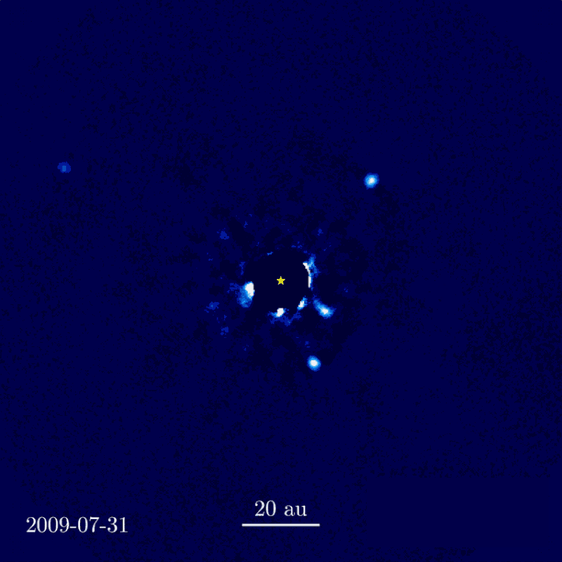HR 8799: La estrella misteriosa con un sistema planetario ...